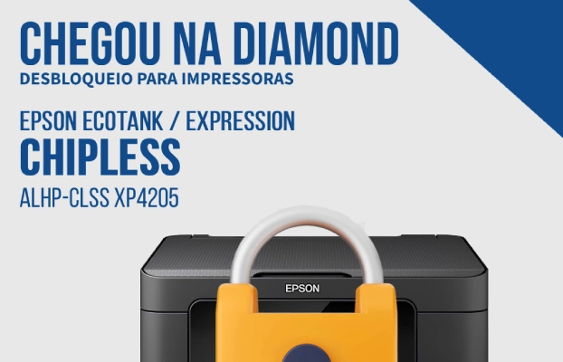 Chipless para Epson Ecotank XP 4200 e XP 4205 - Diamond Brasil
